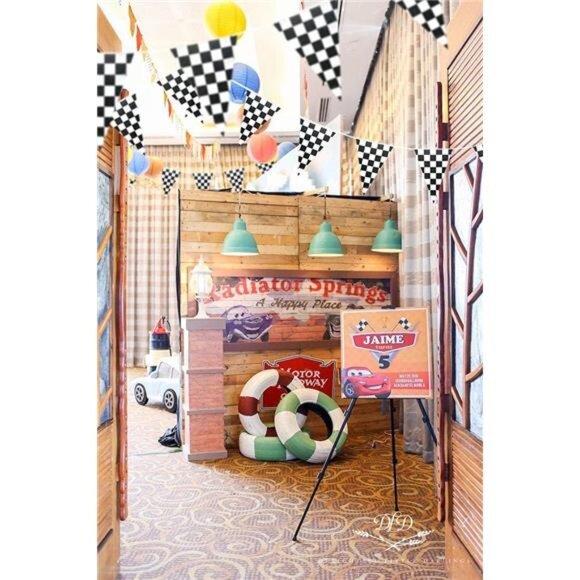 Other | 10ft Checkered Flag Banner Racing Birthday Decorations Nascar ...